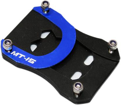 OBEROI'S TRADERS MT 15 Bike Premium Stainless Steel Side Stand Extender ...