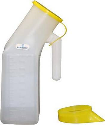 FAIRBIZPS Urinal Pot Portable And Safe Plastic Urine Pot With Cap Urine ...