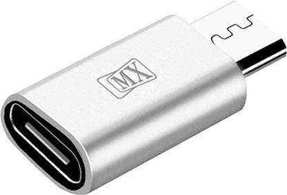 MX USB Type-C Female to Micro USB Male Adapter (Metal) (Pack Of 1 ...
