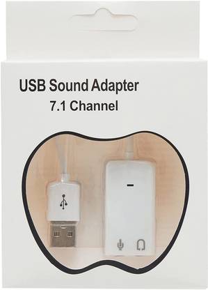 TERABYTE TB-026 USB Sound Adapter (White) USB Adapter - TERABYTE ...