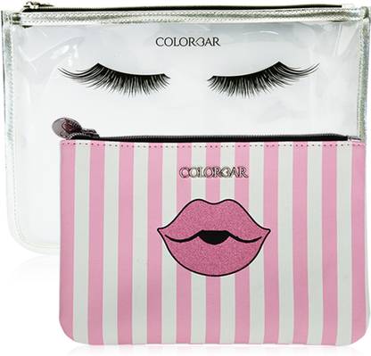 COLORBAR Lips & Lashes Bag In Bag(Set Of Three) - White + Blush Pink ...