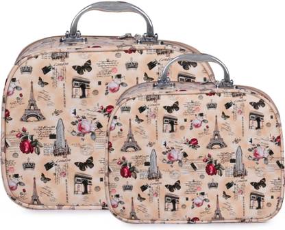 bellira Makeup Box , Vanity Box , Jewellry Box Red ( Pack of 2 ...