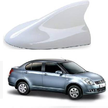 PSG White Car Shark Fin Signal (AM/FM) Receiver Antenna for Dzire2009 ...