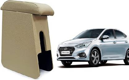 AUTOSHYAM Custom fit Wooden Console for Hyundai Verna All Model Beige ...