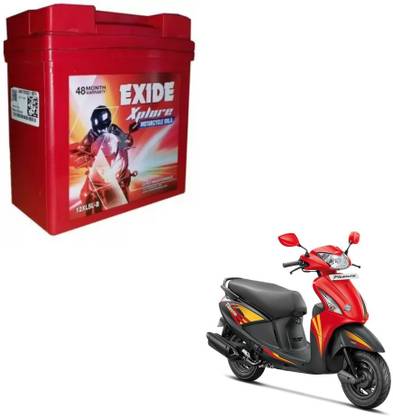 EXIDE Xplore 5lb Hero Pleasure 5 Ah Battery for Bike Price in India ...