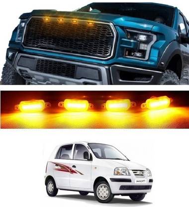 Trigcars Hyundai Santro Xing GLS Car Radiator Grill LED Light Set of 4 ...