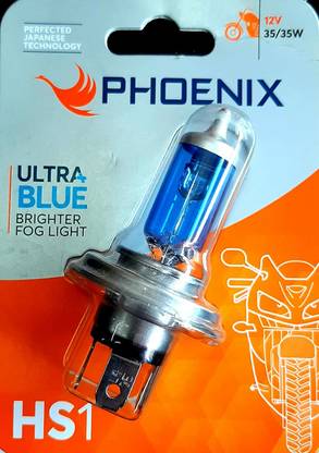 HALONIX PHOENIX HS1 Ultra Blue Fog Lamp Motorbike Halogen (12 V, 35 W ...