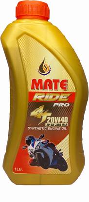 Mate Indian Automotive Mate Ride Pro 20W 40 Synthetic High-Mileage ...