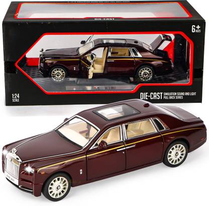 zest 4 toyz Diecast Metal Pullback Car Openable Doors Toy Flashing ...