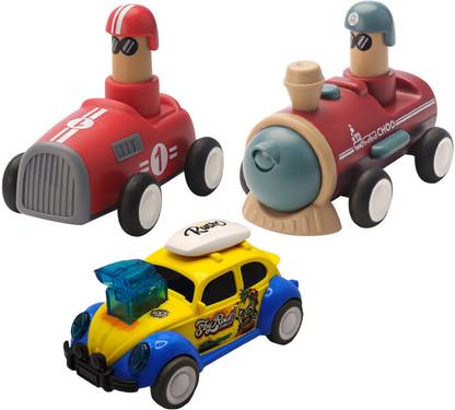 Vaniha Unbreakable Four-Wheel Drive Friction Powered Diecast Dancing ...