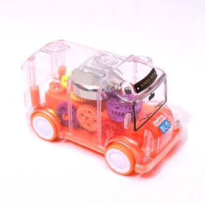Smartcraft Transparent Mini School Bus Toy - Transparent Mini School ...