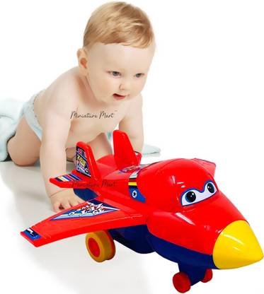 Miniature Mart Kids Big Size Fighter Jet Model Hand Push & Go Big Size ...