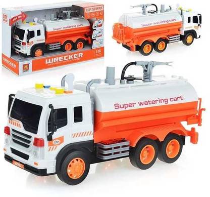 deoxy Friction Powered Realistic Water Tanker Toy Scale Model ...