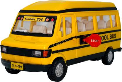Miniature Mart Kids Pullback & Go Indian School Van Toys For Boys With ...