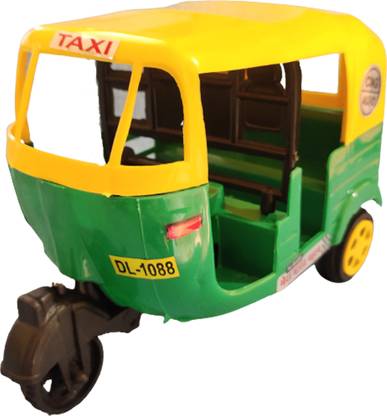 MARVIA Auto Rickshaw Toy for Kids Pull Back Action Mini Auto Rickshaw ...