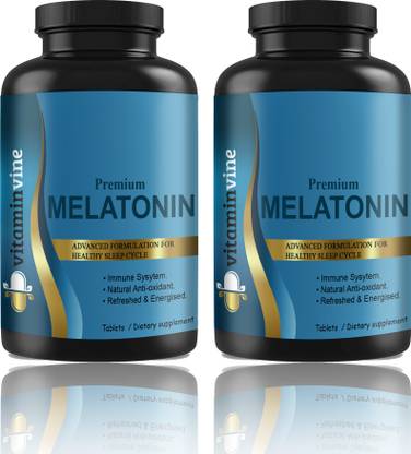 Vitaminvine Sleeping Pills Aid for Deep Sleep with Melatonin Tablets ...