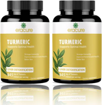 EraCure TURMERIC Tablets, CURCUMIN, CURCUMIN Tablets (G271) Price in ...