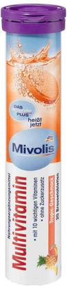 Mivolis Multivitamin tropical flavor 20 effervescent tablets Price in India - Buy Mivolis ...