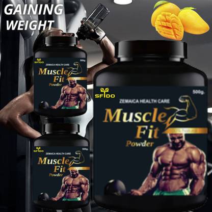 Hindustan Ayurveda Muscle Fit, Body Muscle Gainer, Weight Gain, Flavor ...