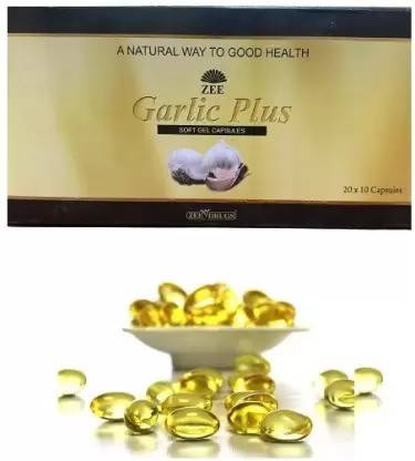 ZEE DRUGS GARLIC PEARLS OR GARLIC PLUS CAPSULES FOR GOOD DIGESTION (15 ...