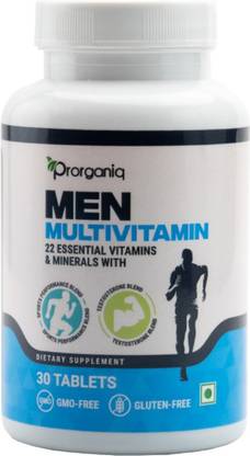 Prorganiq Men's Multivitamin & Multimineral Tablets Price in India ...