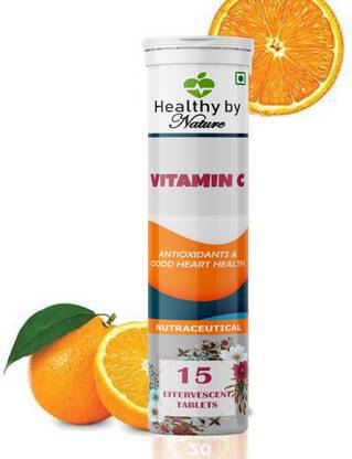 Healthy By Nature Natural Vitamin C & Zinc Effervescent Tablets Premium ...