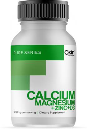 Oxin Nutrition Calcium Citrate Magnesium Zinc Vitamin D3 | Calcium ...