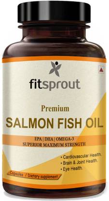 Fitsprout Salmon Fish Oil 1000mg Triple Strength 660mg (G123) Price in ...