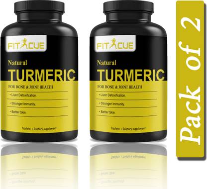 Fitcue TURMERIC Tablets, CURCUMIN, CURCUMIN Tablets (D224) Price in ...