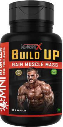 knight x Big Body Capsules Weight Gain ,60 Capsules Mass Muscle Gainer ...