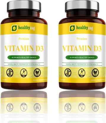 Healthy Tag Plant Based Vitamin D3 K2 MK7 Supplement Veg (S274) Price ...