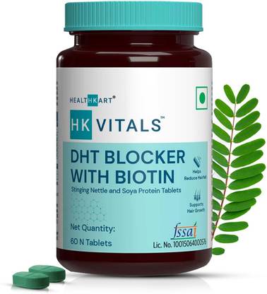 Healthkart HK Vitals DHT Blocker with Biotin, Helps Reduce Hair Fall ...