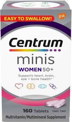 Centrum Minis Women 50 Plus 160 Tablets Price in India - Buy Centrum ...