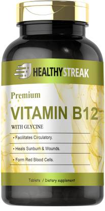 Healthy Streak Plant Based Vitamin B12 Tablets (S178) Price in India ...