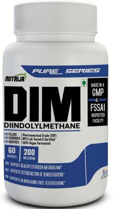 NutriJa DIM (DIINDOLYLMETHANE) 200MG - 60 Capsules Price in India - Buy ...