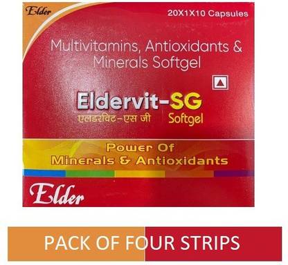 ELDERVIT SG MULTIVITAMIN CAPSULE FOR MEN AND WOMEN (4*10CAPSULES) Price in India - Buy ELDERVIT ...