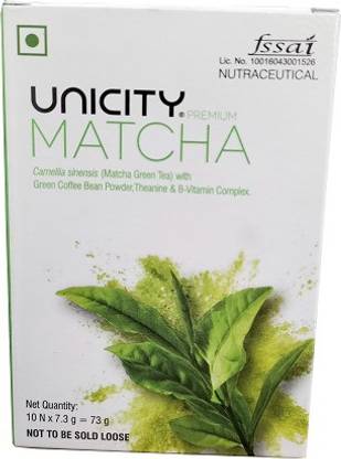 unicity Matcha Green Tea with Green Coffee Bean Powder,Thenanine & B ...