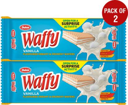 Dukes Waffy - Vanilla flavoured creamy & crunchy Wafers Price in India ...