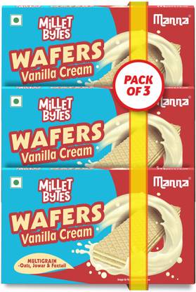 Manna Millet Bytes Multigrain Wafers with Millets | Treat Waffy of ...