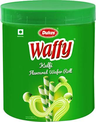 Dukes Waffy Kulfi flavoured Jar Wafer Rolls Price in India - Buy Dukes ...
