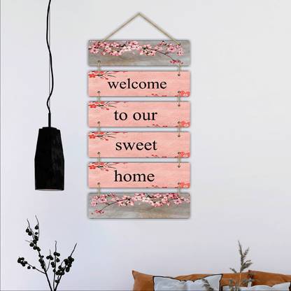 AAMERIYA CRAFTS Positive Quotes Wooden Wall Hanging Showpiecefor Home ...