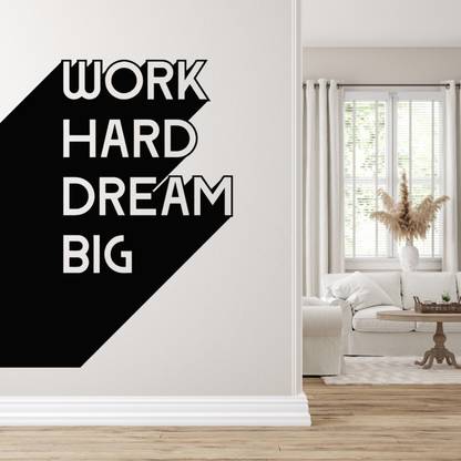 Asian Paints Wall Ons Work hard Vinyl Wall Sicker Medium Removable ...