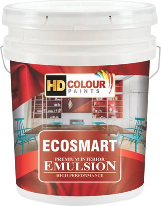 HD Colour Paints Ecosmart Premium Interior White Emulsion Wall Paint ...