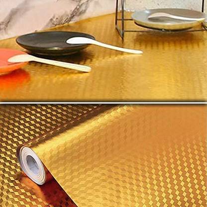 Walper Abstract Gold Wallpaper Price in India - Buy Walper Abstract ...