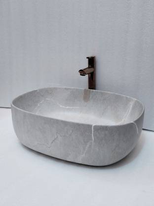 Joyo Cera Art Round Designer Ceramic Wash Basin / (Inch 18 x 14 x 6 ...