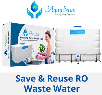 AquaSave Make Every Drop Count Aquasave RR 30 liter white Bottom ...