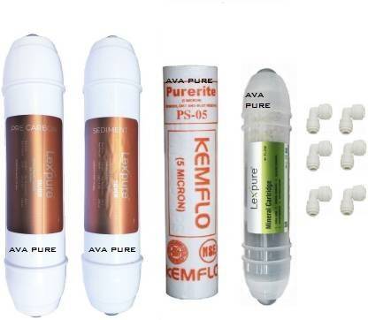 AVA PURE Silver sediment and carbon cartridges,7 stages mineral ...