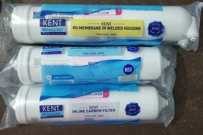 carridge KENT MEMBRANE AND INLINE SET - RO & Inlines Pleated Filter ...
