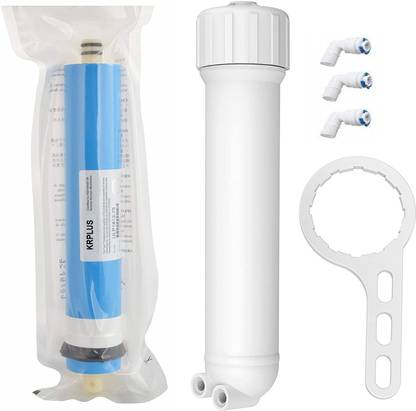 KRPLUS High Flow RO Membrane 80 GPD With Housing & Spanner Key (Works ...