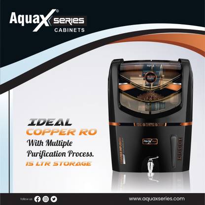 Hi Tech Aqua X 01 12 L RO + UV + UF + Copper Guard + pH enhancer Water ...
